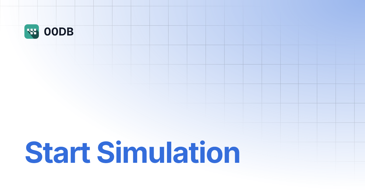 Start Simulation | Tribal Knowledge